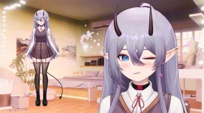 Custom avatar for streaming, expert live2d vtuber model by Mandy_krish | Fiverr