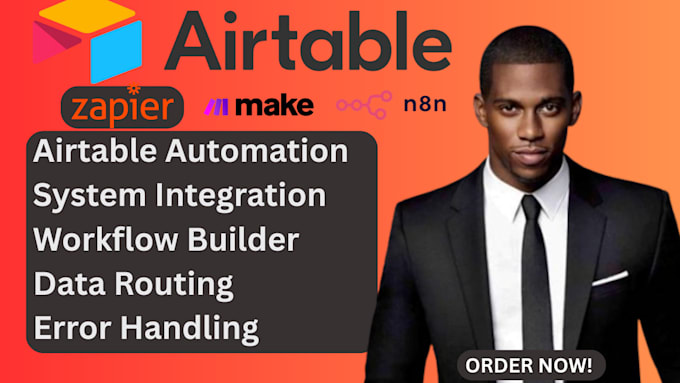 Integrate and automate airtable with zapier, make, n8n, pabbly connect by Philemonfiro983 | Fiverr