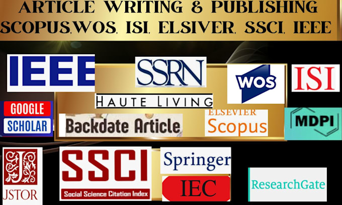 Write and publishing in scopus elsevier isi wos ssci mdpi ieee citation by Nina_cam | Fiverr