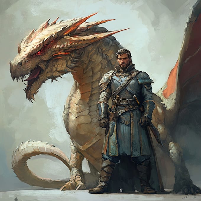 Create dnd character design and illustration by Toianabryant | Fiverr