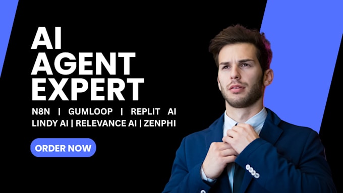 Build ai agents with n8n repocloud gum loop relevance ai replit ai vapi lindy by Mercyitt | Fiverr