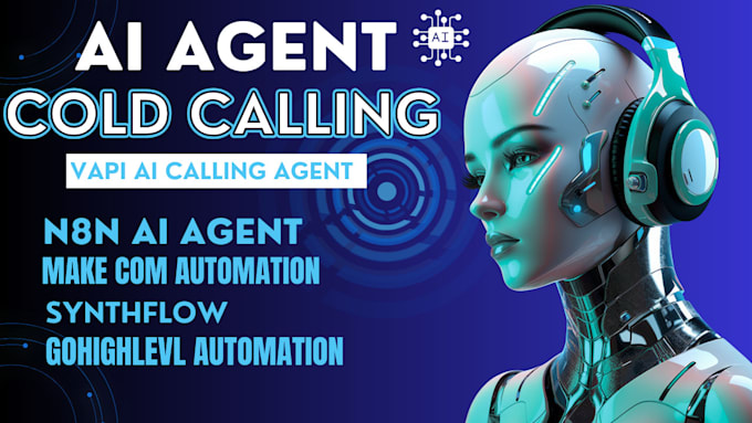 Build vapi ai calling agent, n8n ai agent, ai cold calling, whatsapp ai agent by Abdmujeq | Fiverr