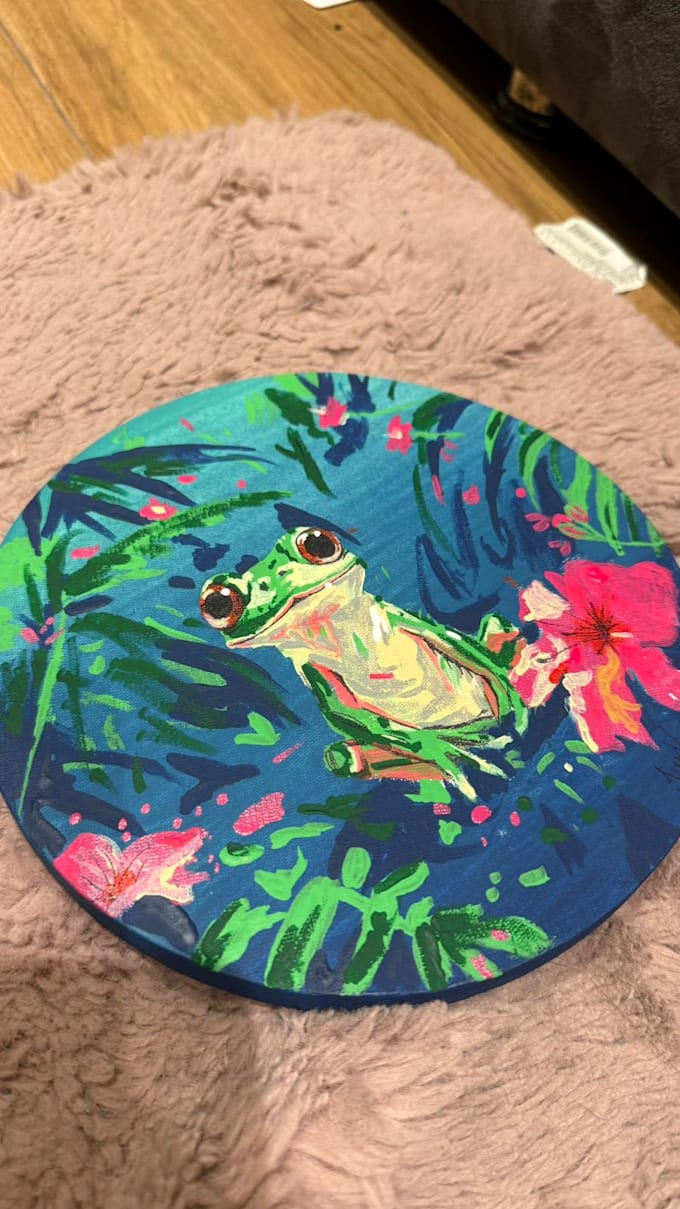 Paint anything you want on a canvas by Ivyviana | Fiverr