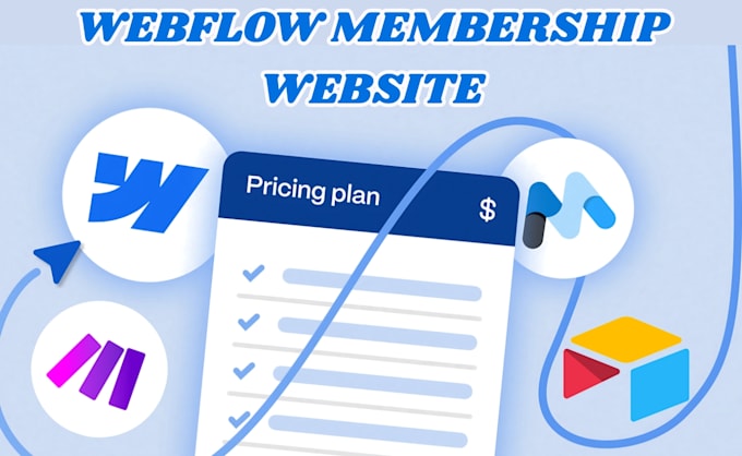 Create webflow memberstack, wized xano airtable stripe, lms subscription website by Peteegrayson ...