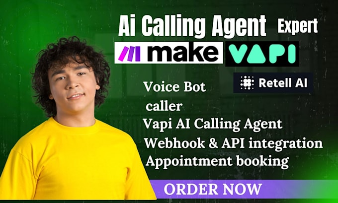 Build ai cold calling agents using vapi n8n api make com automation by Websunday | Fiverr
