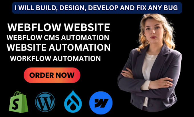 Integrate apis and custom code into your webflow website ai automation workflow by Raymusoft ...