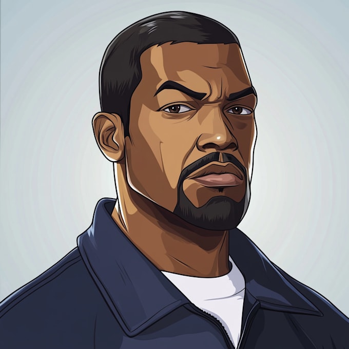 Draw a handdrawn cartoon portrait in gta style by Eleninet | Fiverr