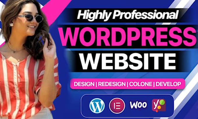 Build wordpress website design, revamp website development by Asmafaraz | Fiverr