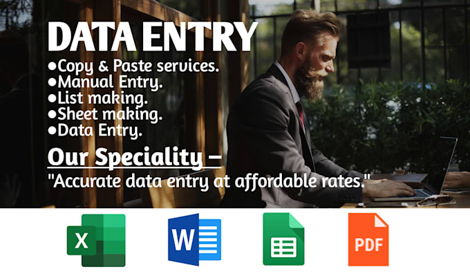 Do accurate data entry by Devsingh1717 | Fiverr