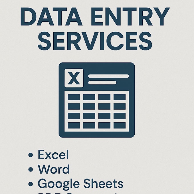Quick and reliable data entry in excel or sheets by Saifullah_fitri ...