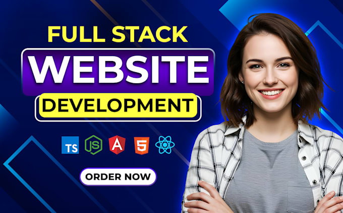 Do website development as full stack web developer, front end, backend ...