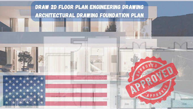 Draw 2d floor plan engineering drawing architectural drawing foundation ...