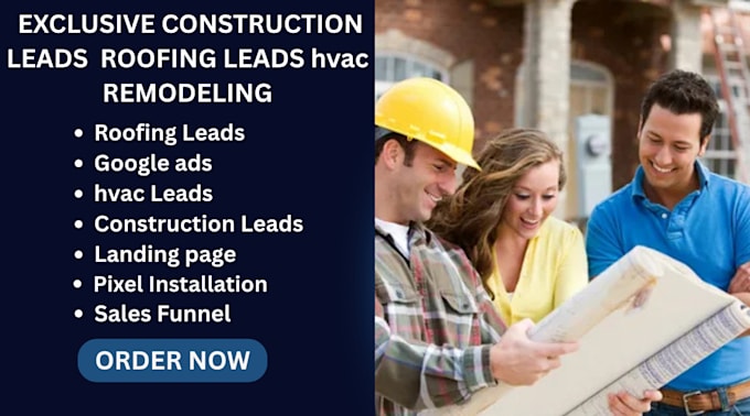 Generate exclusive roofing leads and construction leads hvac remodeling ...