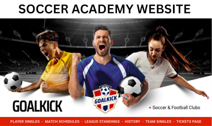 Build football academy website, soccer academy website by Issytimmy ...