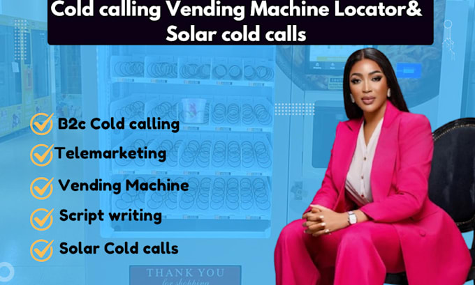 Cold calling vending machine, vending machine locator, solar cold calls ...
