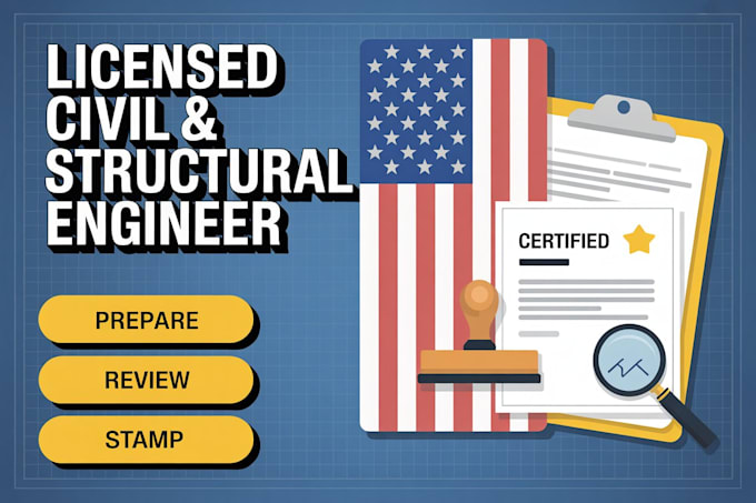 Do engineering stamp foundation design autocad structural construction ...