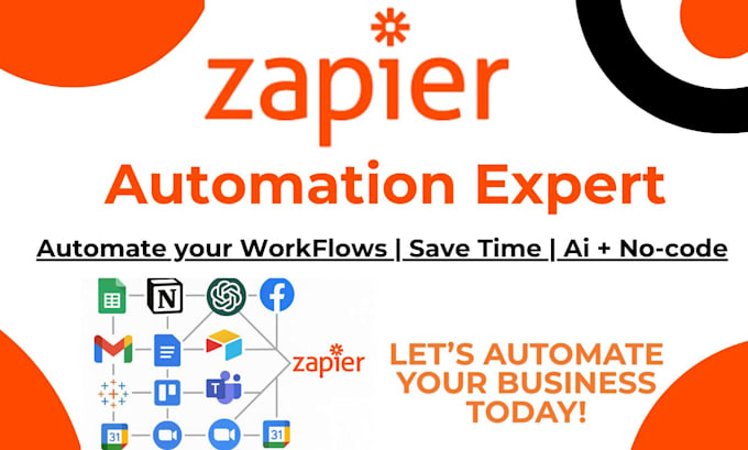 Be your expert in zapier automation and ai workflows by Zen_zed | Fiverr