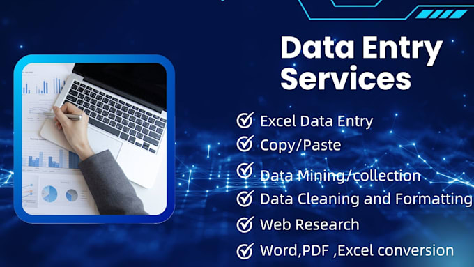 Do data entry ,excel formatting, data cleaning, merge,spread sheet ,pdf to excel by ...