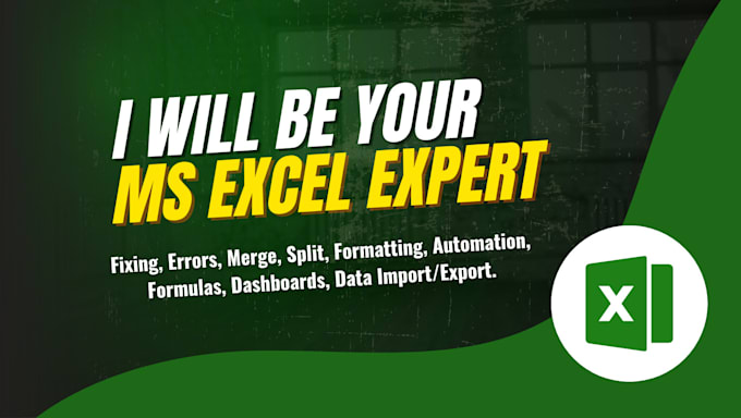 Be your microsoft excel spreadsheet expert by Manashofficial | Fiverr