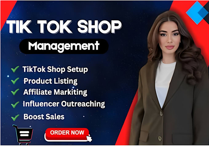 Be tiktok shop virtual assistant and tiktok shop manager by Melissasmith_ | Fiverr
