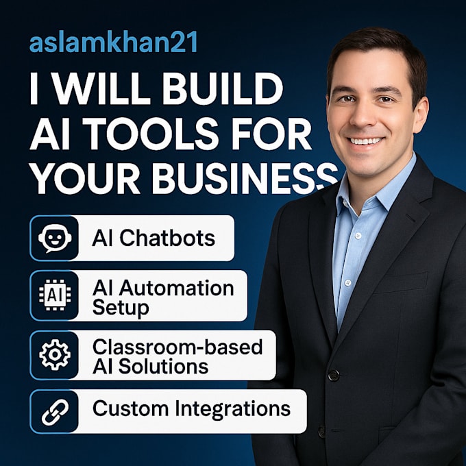 Ai chatbots and automations using chatgpt and python by Aslamkhan9621 | Fiverr