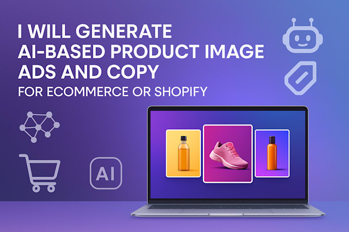 Generate ai based product image ads ad copy for shopify or ecommerce ...