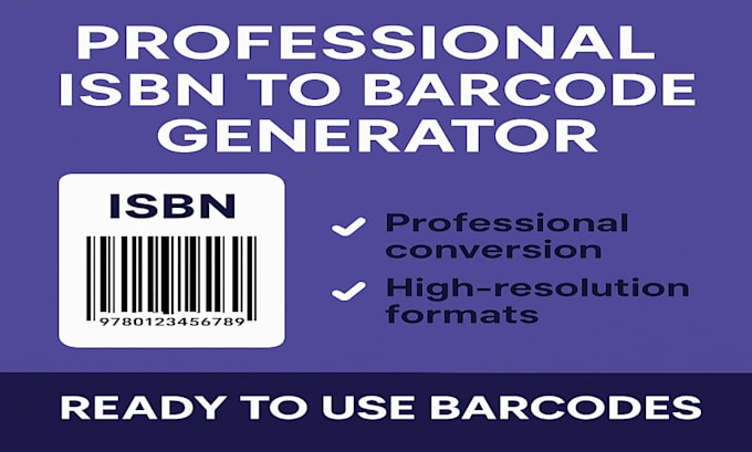 Generate unique barcodes for books from your isbn numbers by ...
