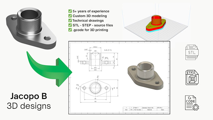 Transform your ideas into professional 3d models, and stl files for 3d ...