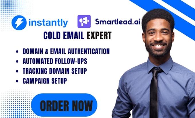 Setup and manage smartlead ai or instantly ai cold email outreach campaign by Creative_prin | Fiverr