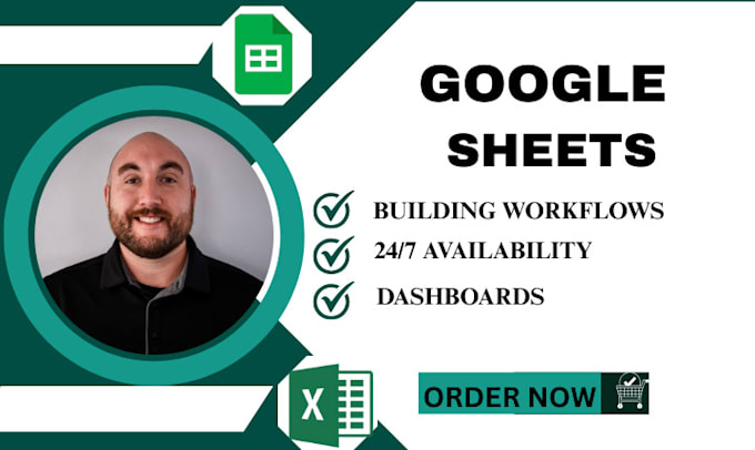 Create excel and google sheets dashboards, formulas, charts, and automation by Greggbruce | Fiverr