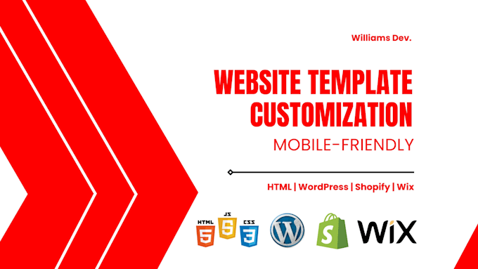 Expertly customize your website template to match your brand by ...