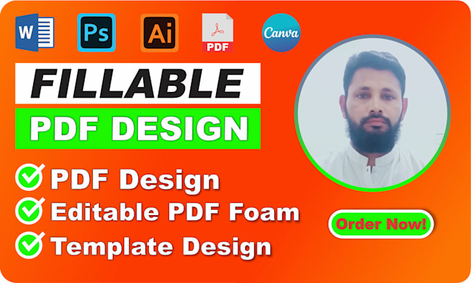 Create fillable pdf form or design an cdr form editable corel draw by ...