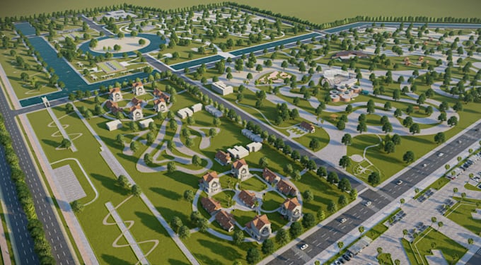 Design landscape, map, mater plan, site plan, isometric plan by ...