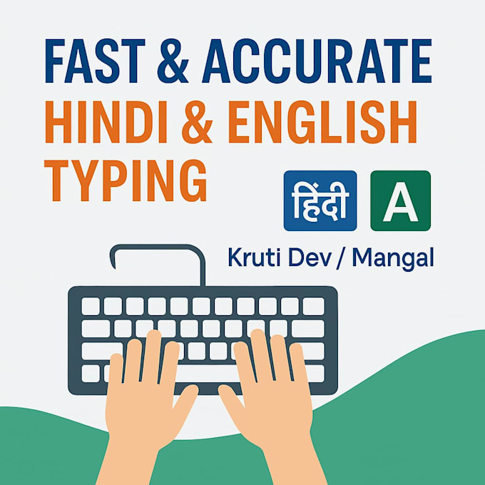 Do fast and accurate hindi and english typing, data entry in ms office ...