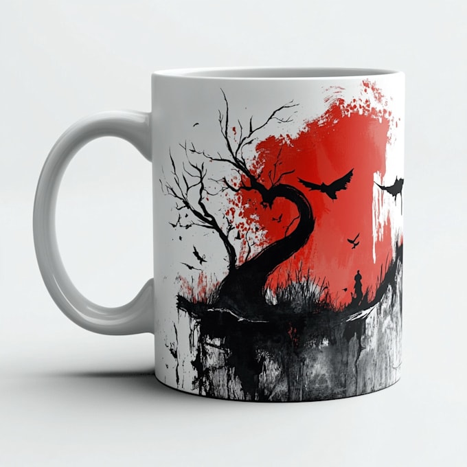 Create a custom coffee mug design by Cardarionks | Fiverr