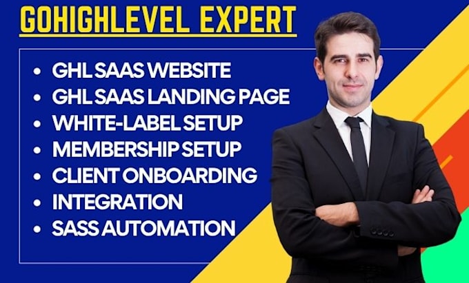 Build gohighlevel saas website gohighlevel saas automation ghl sass ...