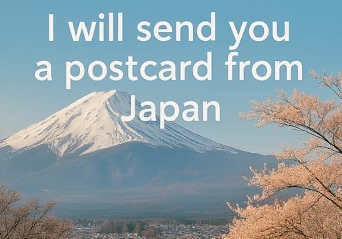 Send you a unique postcard from japan by Gen_japan | Fiverr