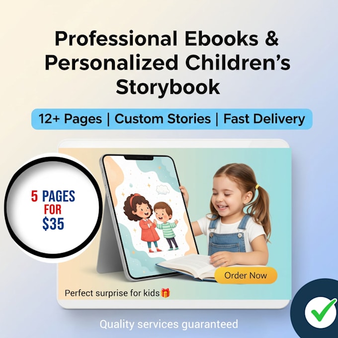 Expert ebook and personalized storybook writing by Mythili_8 | Fiverr