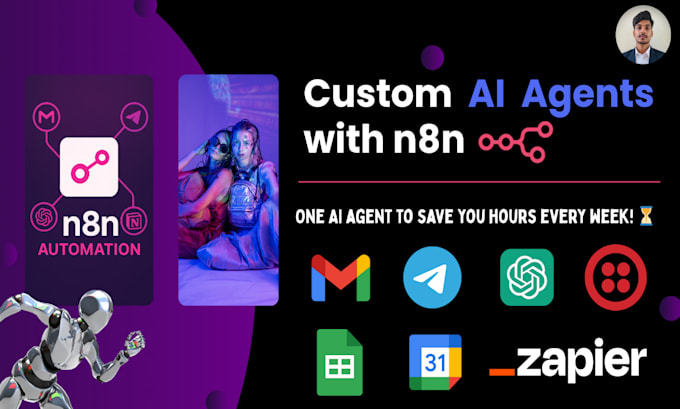 Build a custom ai automation agent using n8n by Kuaranat | Fiverr
