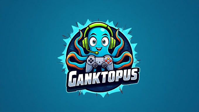 Design eye catchy octopus gaming mascot logo with express delivery by ...