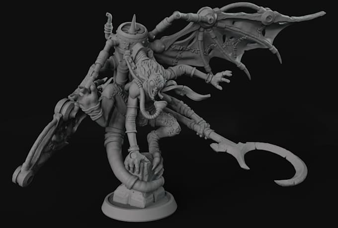 3d model, 3d miniature, warhammer 40k, print, paint for mech and basic ...