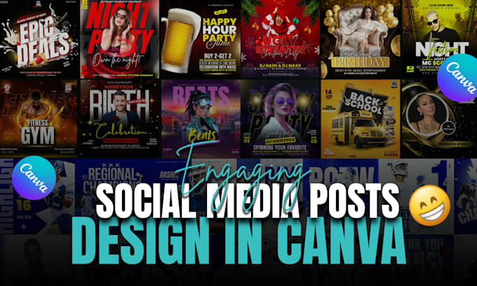 Create amazing social media posts , canva templates for your brand by ...