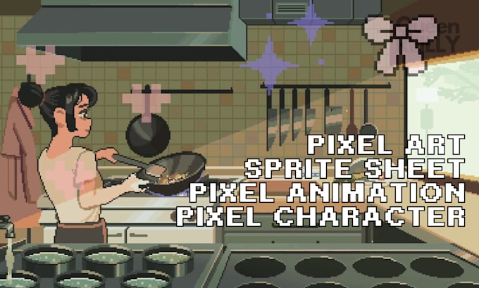 Animación de pixel art 2d, hoja de sprites, personaje de juego 2d ...