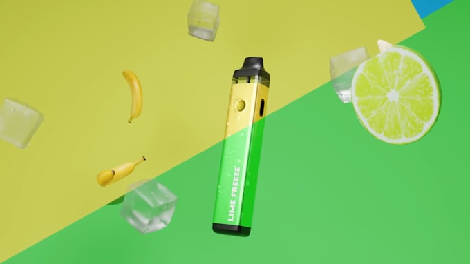 Create 3d vape animation, 3d cgi vape product, 3d vape design, 3d vape ...