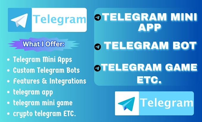 Do telegram mini app telegram bot telegram mini game by Expert_george98 ...