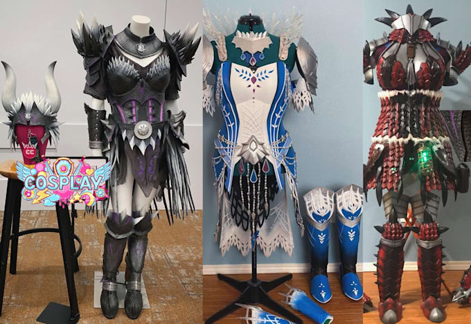 Cosplay creation anime wearable cosplay armor printable cosplay props ...