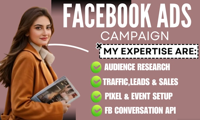 Fix, optimize facebook ads, meta ads manager, face book page manager by ...