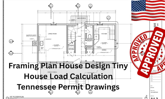 Create house framing plans and permit drawings with load calcs for ...