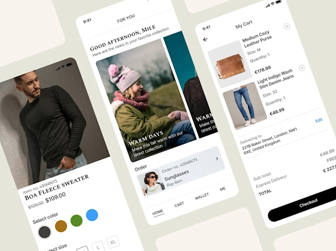 Do ui ux design, website, dashboard, mobile app ui ux design by Lamarena | Fiverr