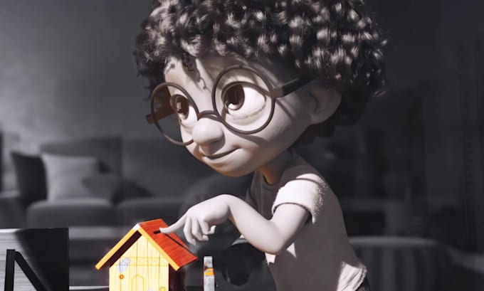 Design 4k 3d disney pixar animation,3d pixar character, animation short ...